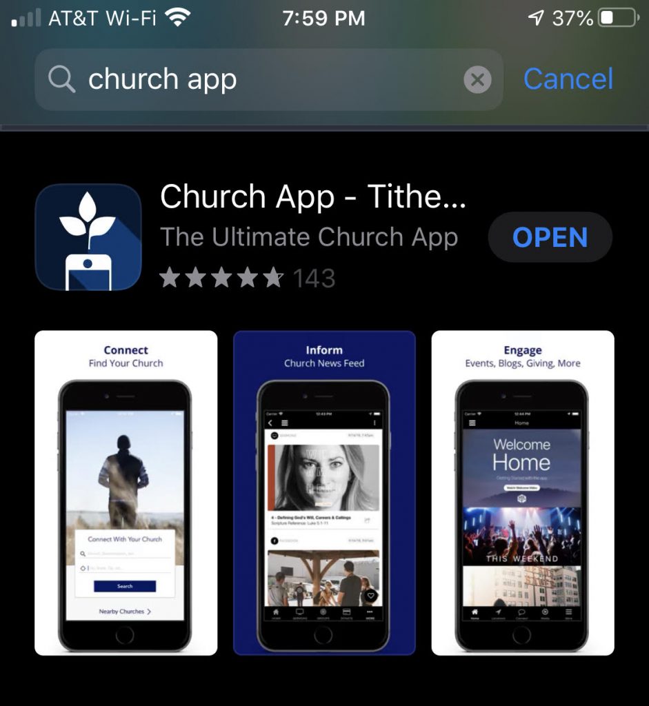 New Mobile Church App | Living Hope Bible Church